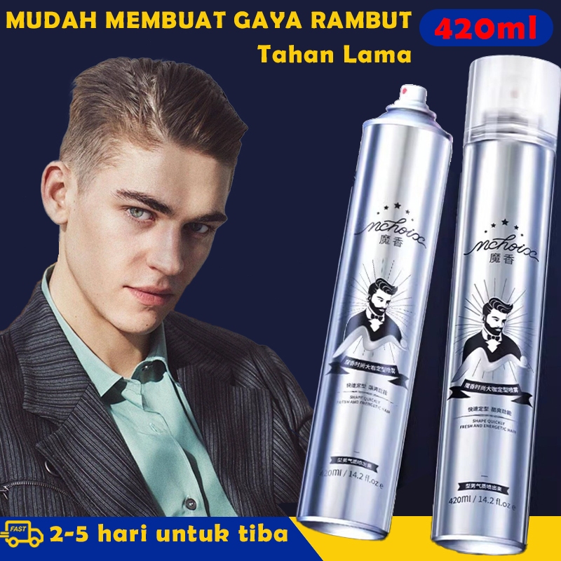 Jual Hair Spray Semprotan Penataan Rambut Pria 【420ml】Men's Hair ...