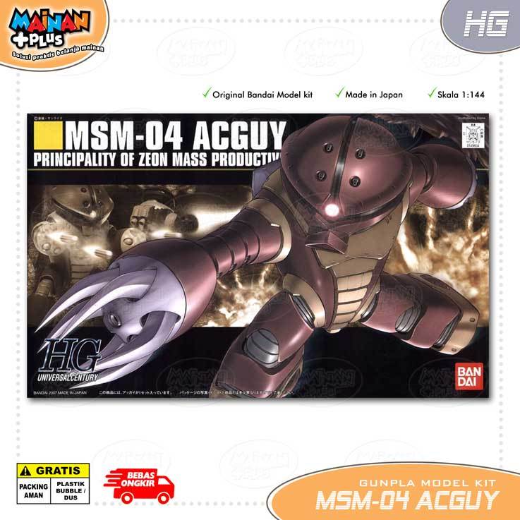 Jual HG MSM-04 ACGUY HIGH GRADE 1/144 Original Bandai Gunpla Gundam ...