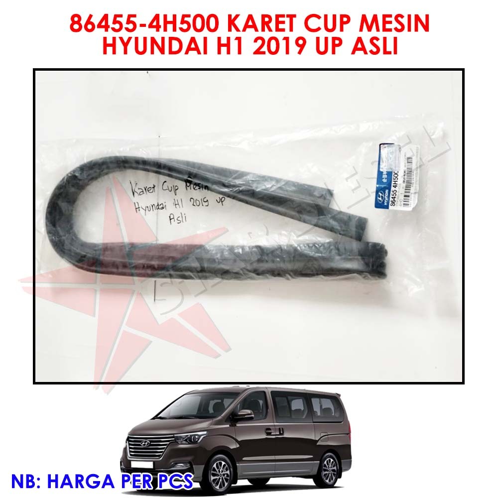 Jual 86455-4H500 KARET HOOD CUP MESIN ASLI HYUNDAI H1 FACELIFT 2018 ...