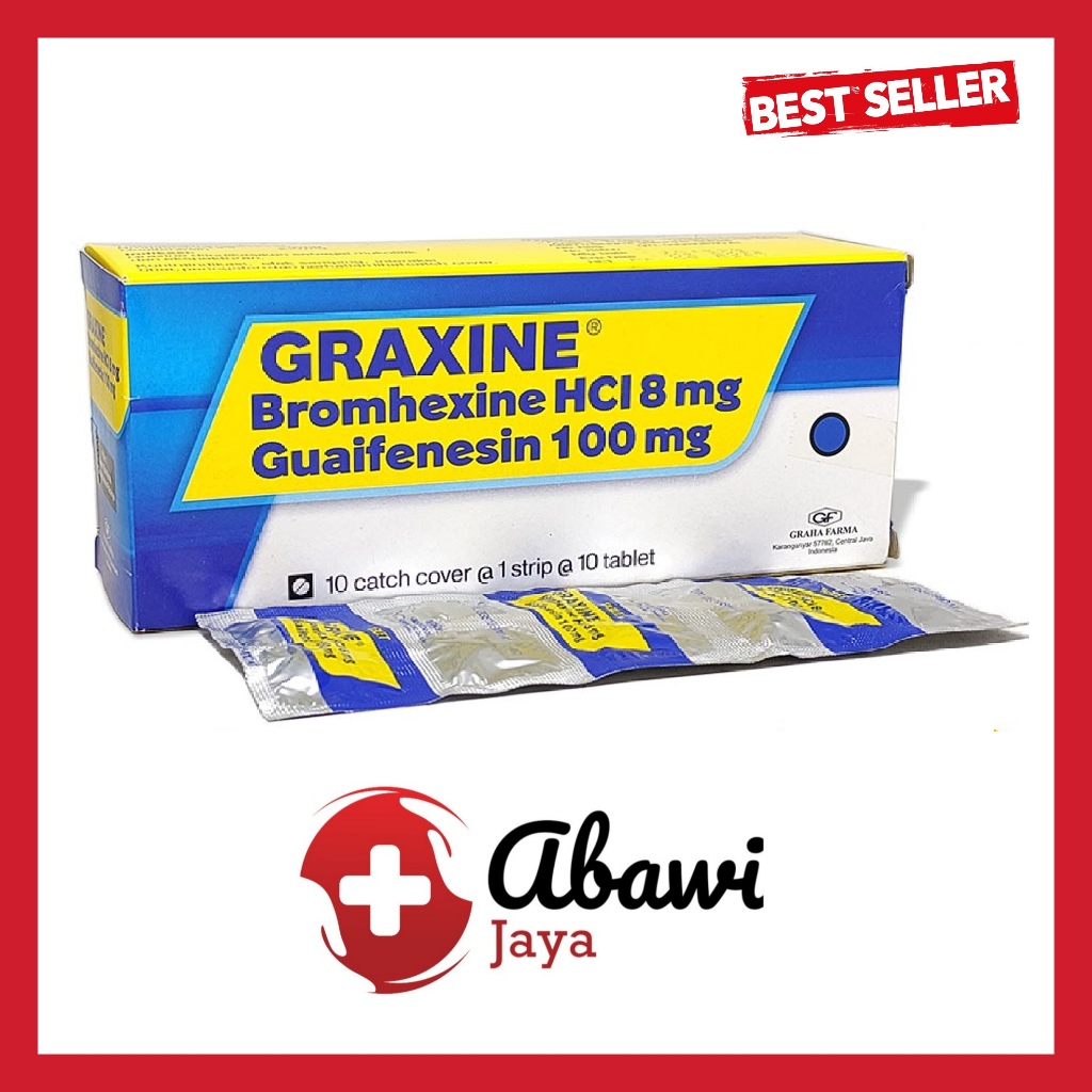 Jual [AB] Graxine 10 Tablet PER STRIP - Obat Batuk Berdahak Pengencer ...