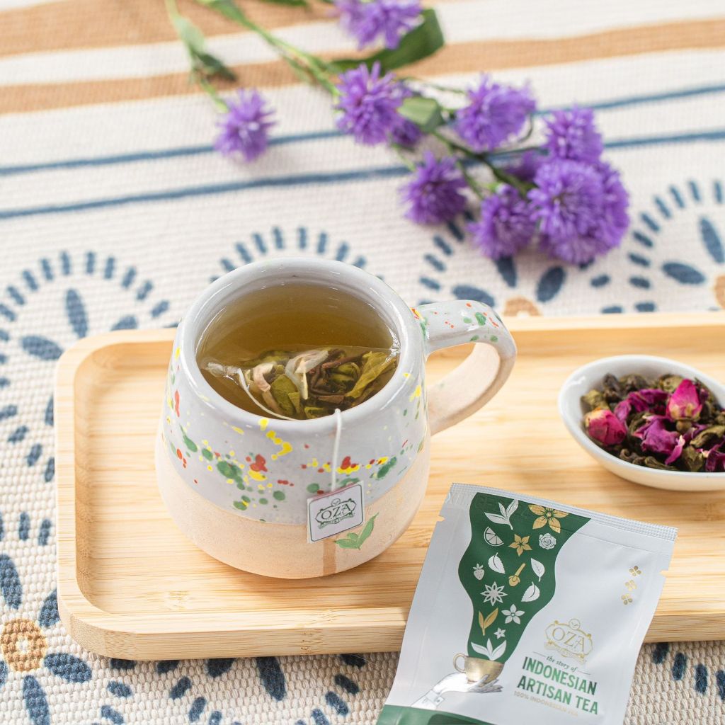 Jual OZA Tea - Pyramid Tea bag | Artisan Tea | Specialty Grade | Teh ...