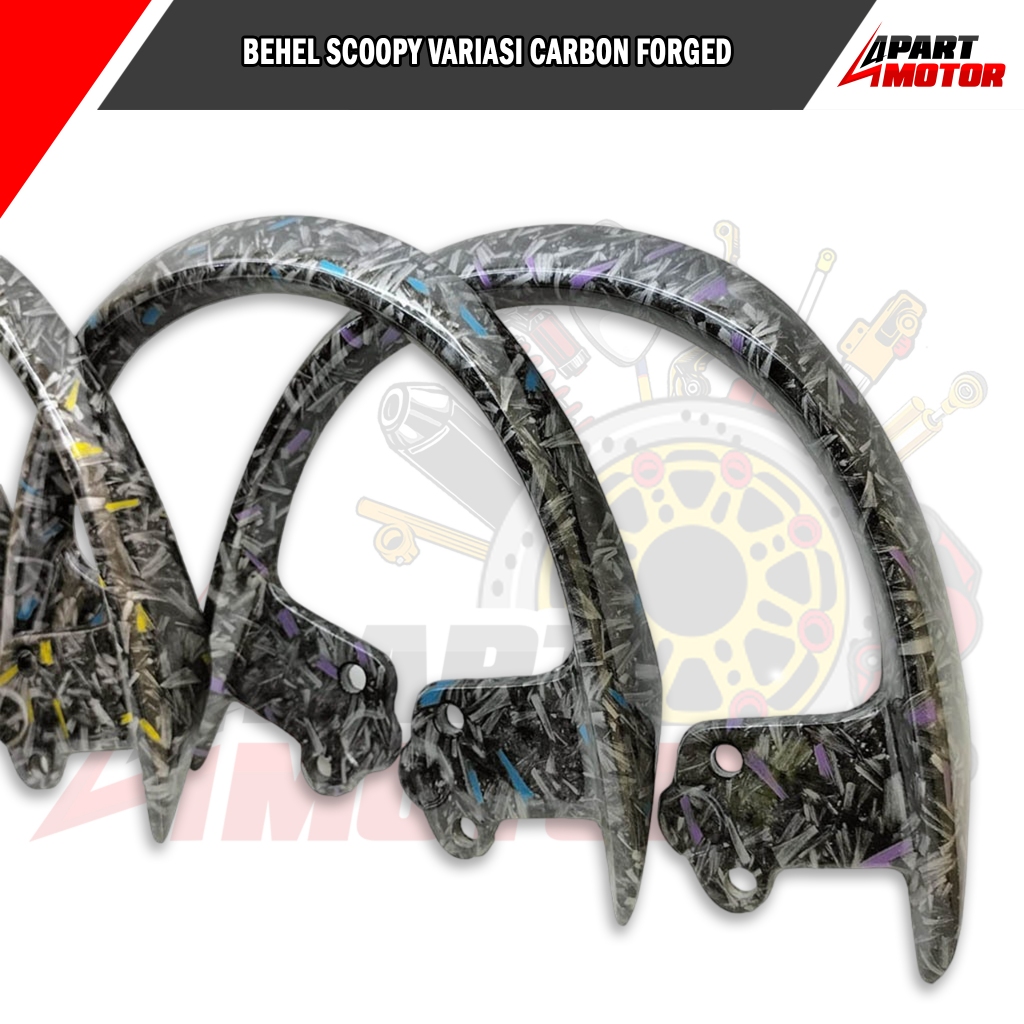 Jual Behel Honda Scoopy Variasi Carbon Forged 4 Varian Warna | Shopee ...