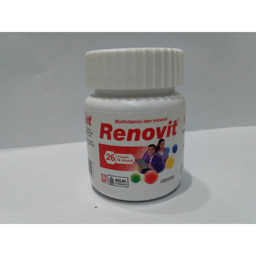 Jual RENOVIT 1 BOTOL 30 CAPLET | Shopee Indonesia