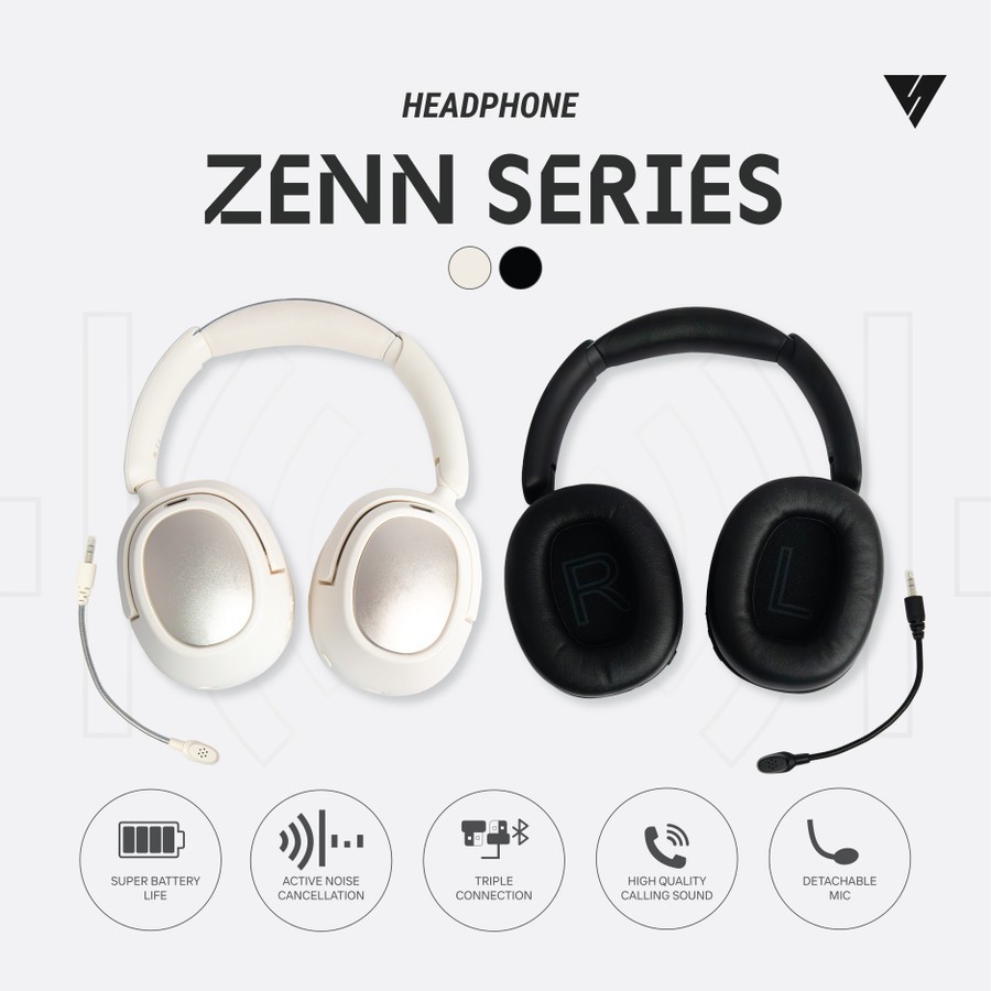 Jual VortexSeries Zenn Series Wireless Tri Mode With ANC Gaming Headset | Shopee Indonesia