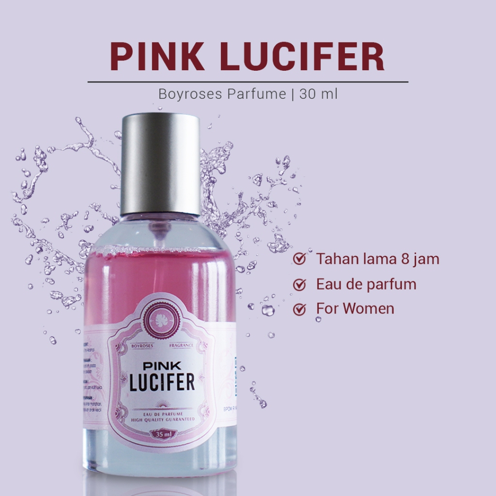 Jual Parfum Pink Lucifer Sweet Wangi Tahan 24 Jam | Shopee Indonesia