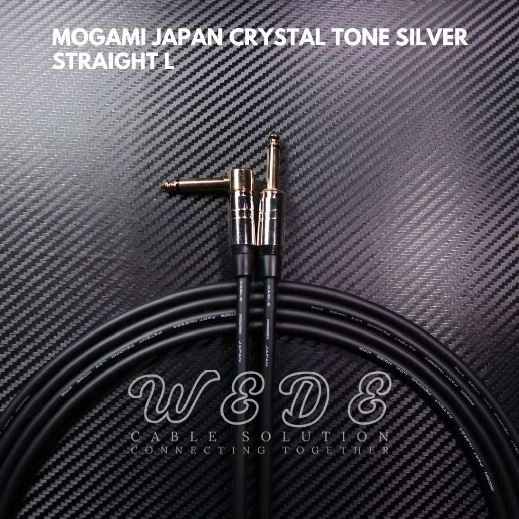 Jual KABEL GITAR MOGAMI JAPAN SILVER LOW NOISE CRYSTAL TONE ORIGINAL ...