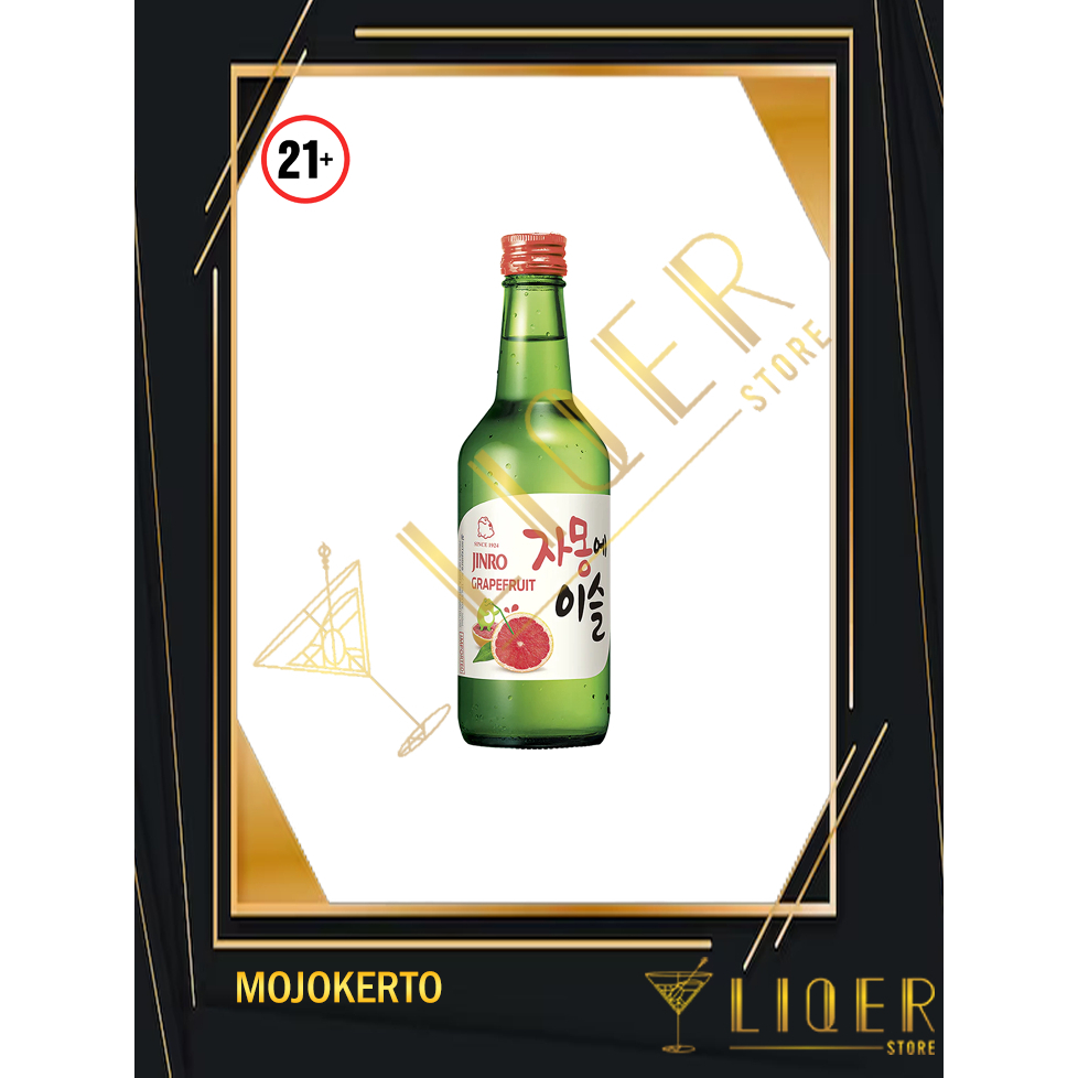 Jual Chamisul Jinro Grapefruit - Soju botol rasa Jeruk Bali Merah 360ml ...