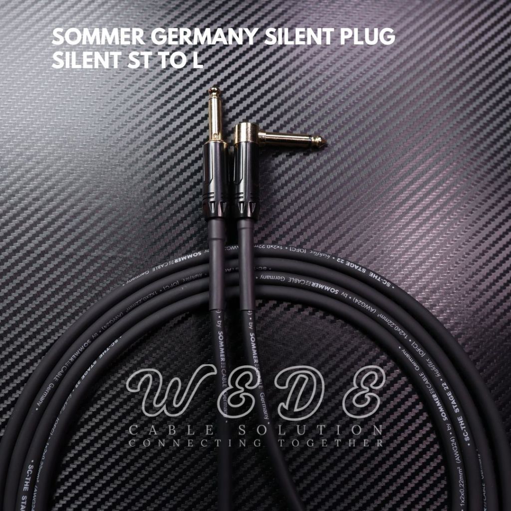 Jual KABEL GITAR SILENT PLUG SOMMER GERMANY LOW NOISE ORIGINAL WEDE ...