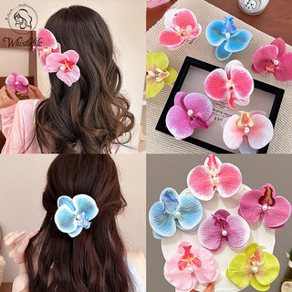 Jual COD Jepit Rambut Bunga Anggrek Kupu-kupu Hiasan Kepala Gadis ...