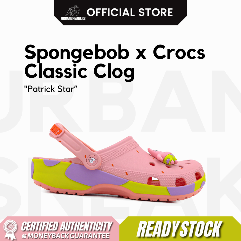 Jual Crocs Classic Clog x Spongebob Squarepants Patrick | 209479 737 ...