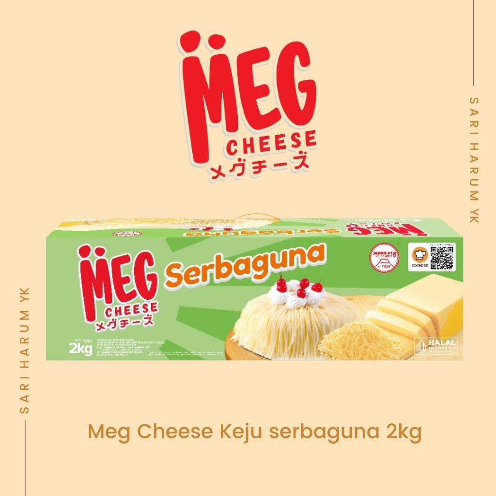 Jual Keju | Keju serbaguna | meg keju 2 kg | meg chesse 2kg | Shopee ...