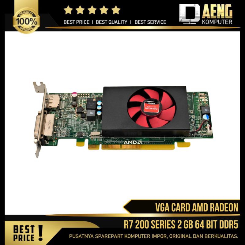Jual Vga Card Mini PC AMD Radeon R7 200 Series 2 GB 64 Bit DDR5 Murah ...