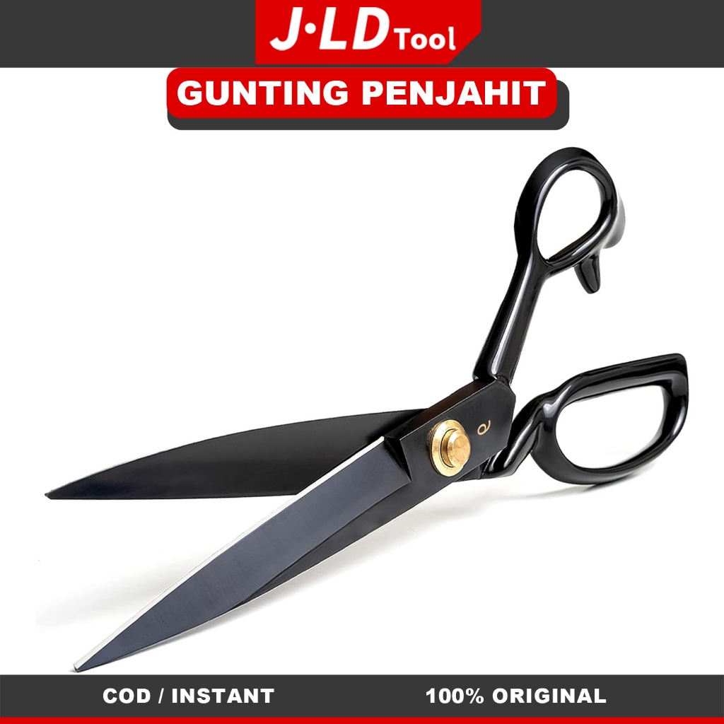 Jual JLD Gunting kain jahit 8-11inch Gunting kain super tajam ori bahan ...