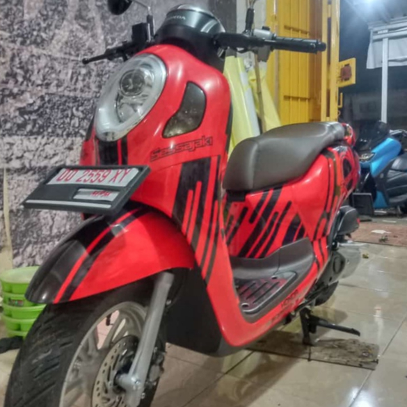 Jual Stiker Scoopy 2021 2020 2022 motor scoopy Scopy Full Body Motif ...