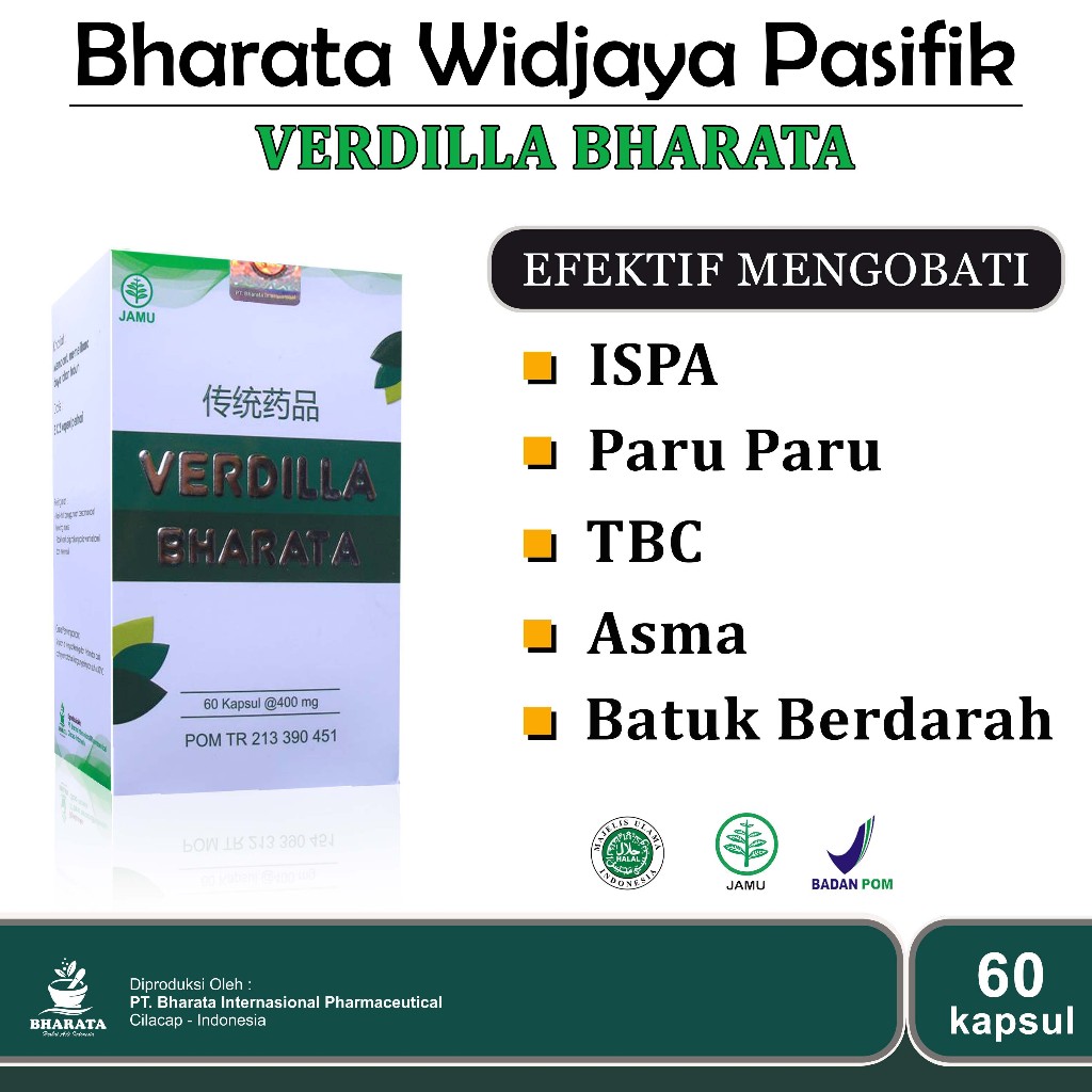 Jual Verdilla Bharata Obat Infeksi Radang Paru TBC Batuk Berdarah Ampuh ...