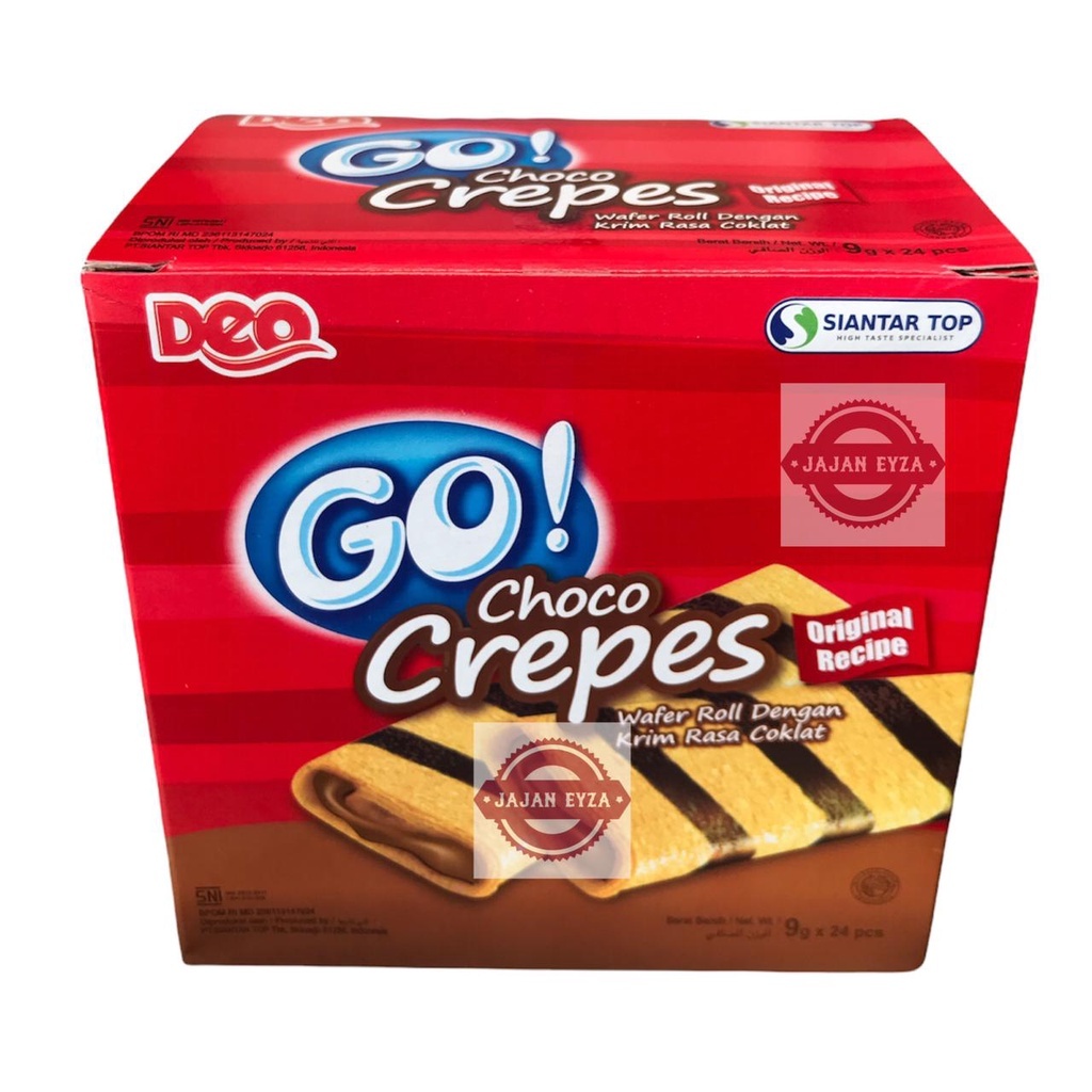 Jual Wafer Go Choco Crepes box isi 24 pcs | Shopee Indonesia