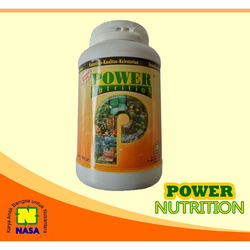 Jual Pupuk Power Nutrition Nasa isi 500 Gram, Melebatkan Bunga Dan Buah ...