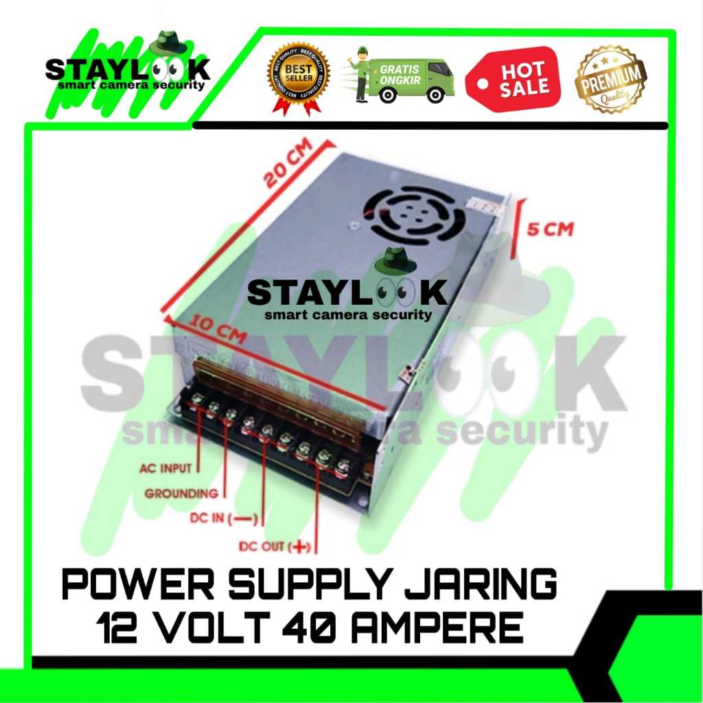 Jual Adaptor 12V 40A Switching Power Supply | Shopee Indonesia