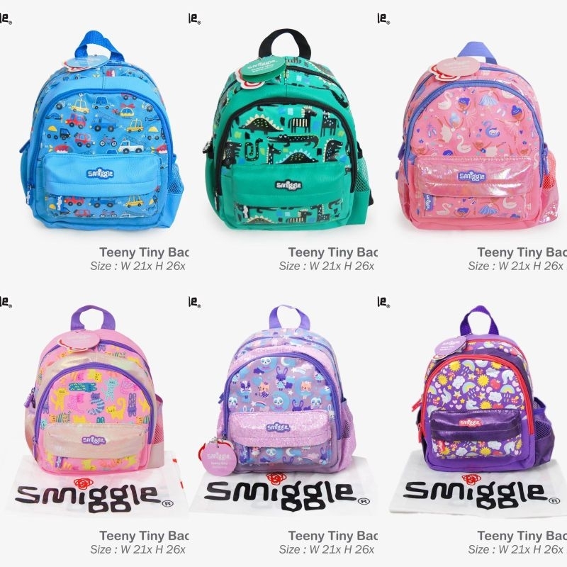 Jual SMIGGLE BACKPACK TEENY,TK (JUNIOR )SMIGGLE | Shopee Indonesia