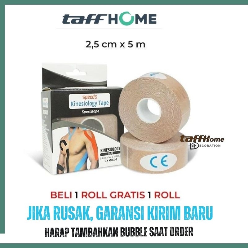 Jual SPEEDS Kanesio Tape / Tapping / Kinesiology Tape 2.5cm x 5m | Shopee Indonesia