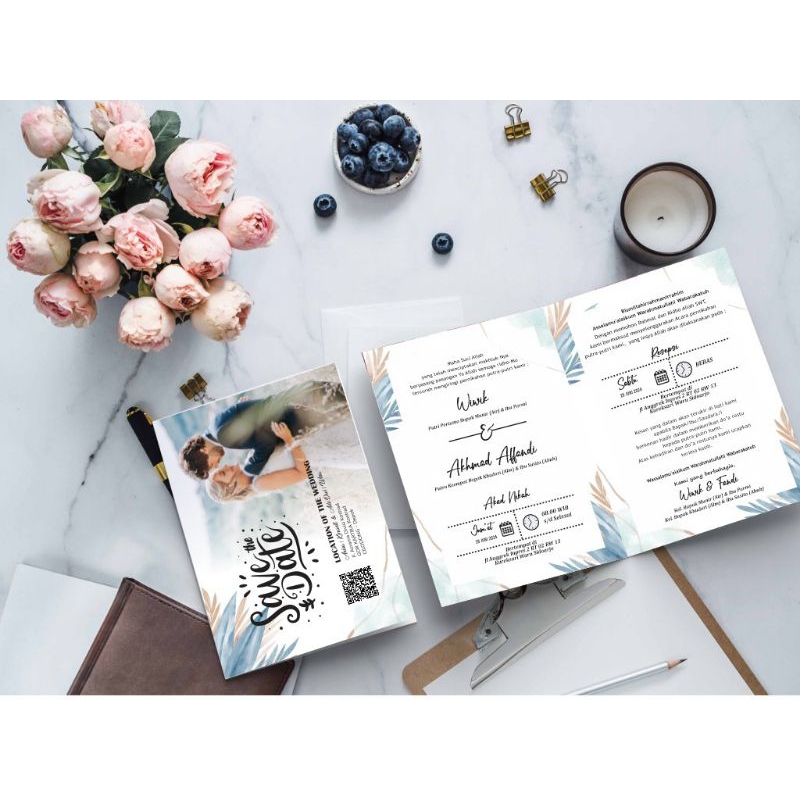 Jual UNDANGAN CUSTOM FULL COLOR FREE FOTO | Shopee Indonesia