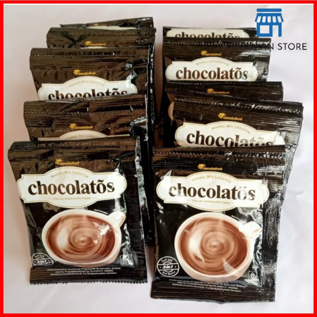 Jual Chocolatos Drink Minuman Cokelat 28 Gram X 10 Pcs (1 Renceng Isi ...