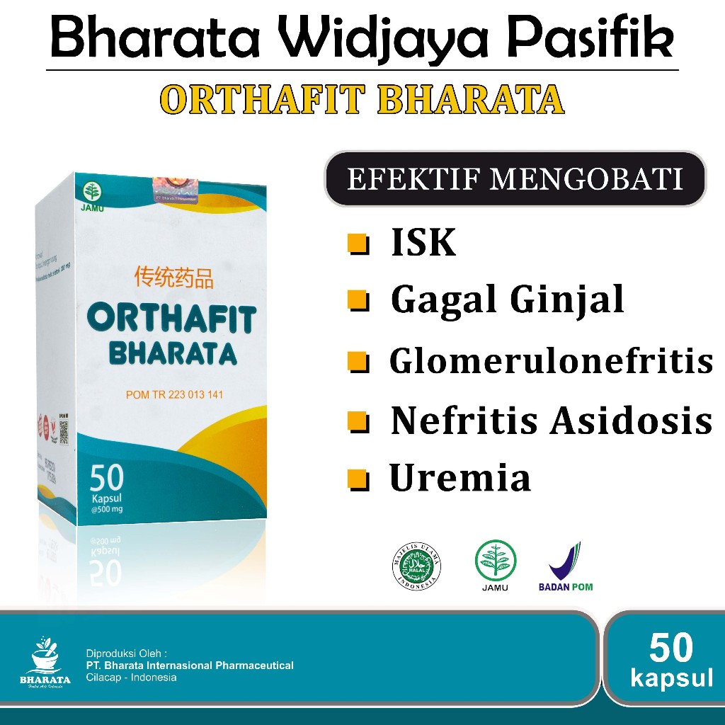 Jual Obat ISK Infeksi Saluran Kencing Pria / Wanita - Obat Gagal Ginjal Ampuh - Orthafit Bharata ...