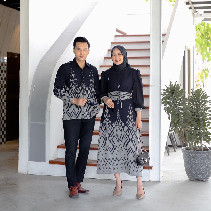 Jual Baju Tenun Couple - Couple Tenun - Kemeja Tenun - Gamis Tenun ...