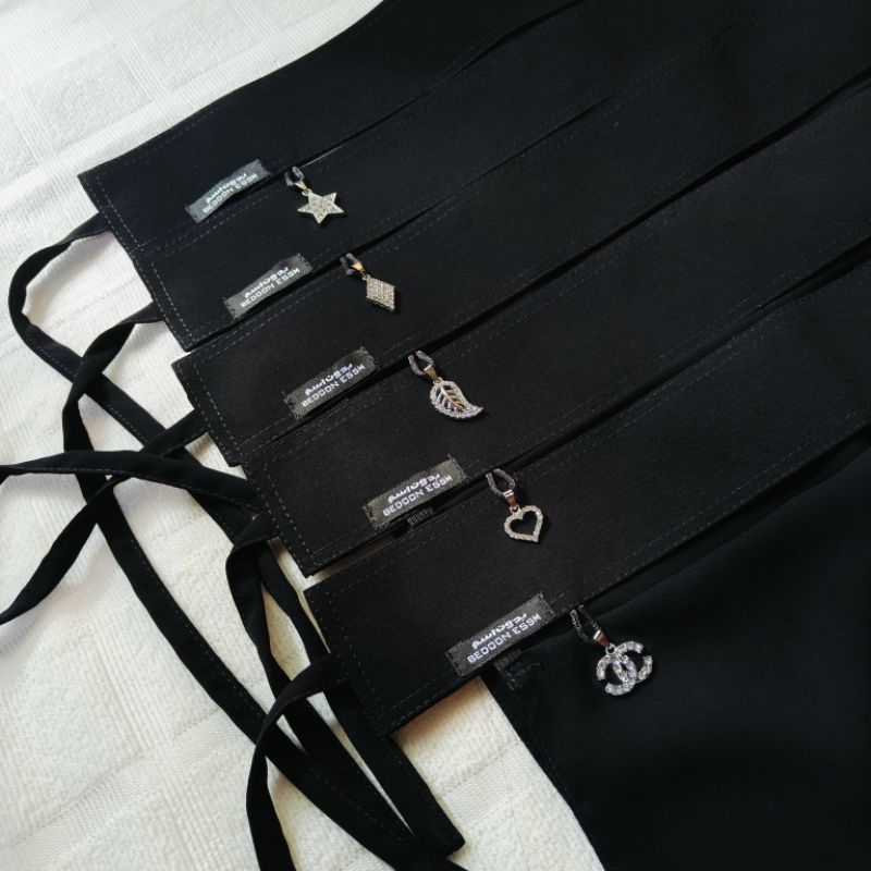 Jual Niqab Bandana Beedon Esm lokal Niqob Cadar Ped Keras 2 layer ...