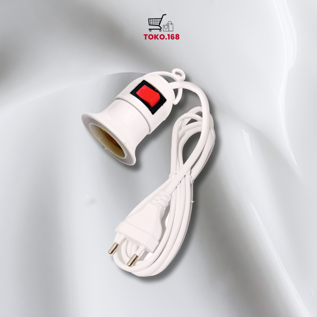 Jual Fitting Gantung Kabel 3 & 5 meter / fitting lampu saklar / fitting ...