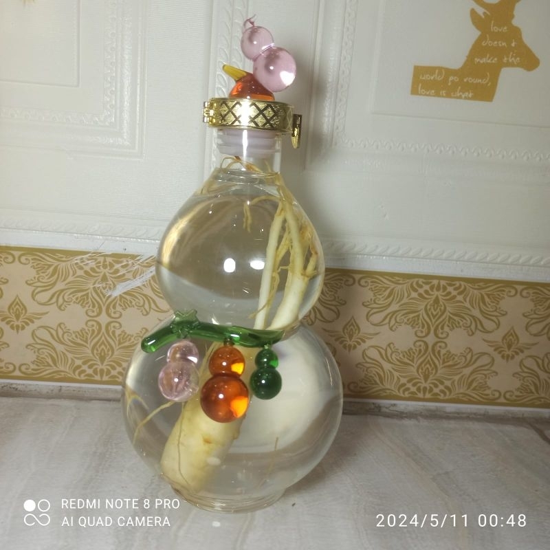 Jual Paket Botol kaca model Labu Ukuran 1L Free Gelas Sloki | Shopee ...