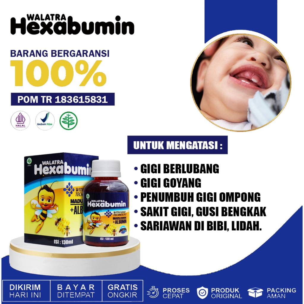 Jual PENUMBUH GIGI BERLUBANG OMPONG GOYANG PATAH UNTUK ANAK USIA 1 - 14 ...