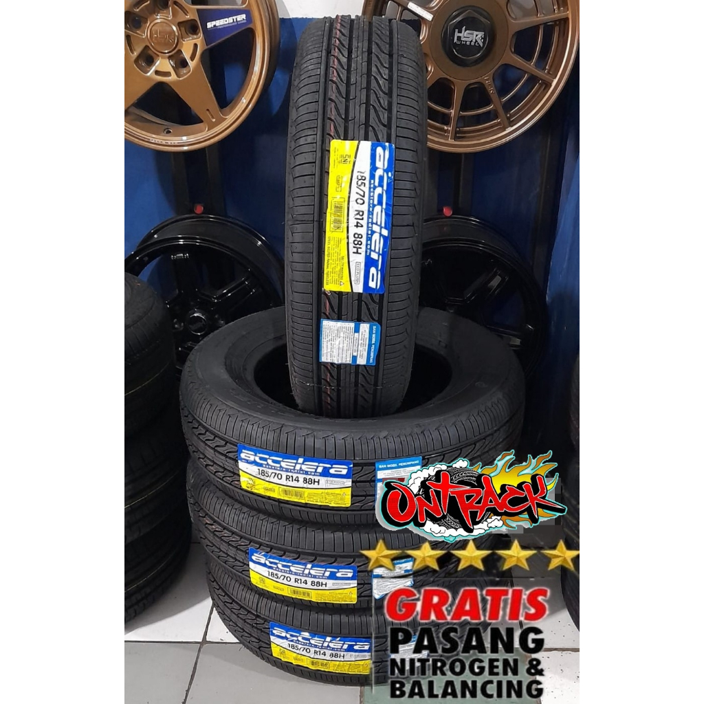 Jual Ban Mobil Terbaru 2024 ACCELERA 185/70 R14 Ban Tubles Tipe ECO ...