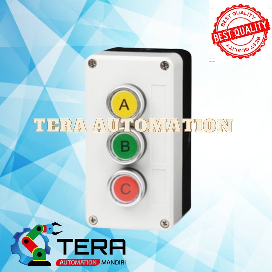 Jual Pushbutton Switch Box Momentary NO NC Red Green Yellow Switches ...