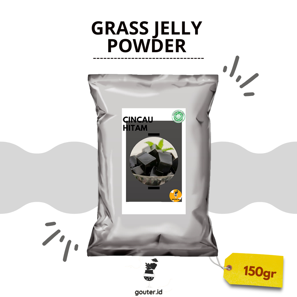 Jual CINCAU HITAM BUBUK 150GR / GRASS JELLY POWDER / CINCAU BUBUK ...