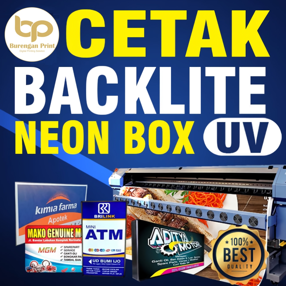 Jual Cetak spanduk Bahan Backlite (Neon Box) free custom design grafis ...