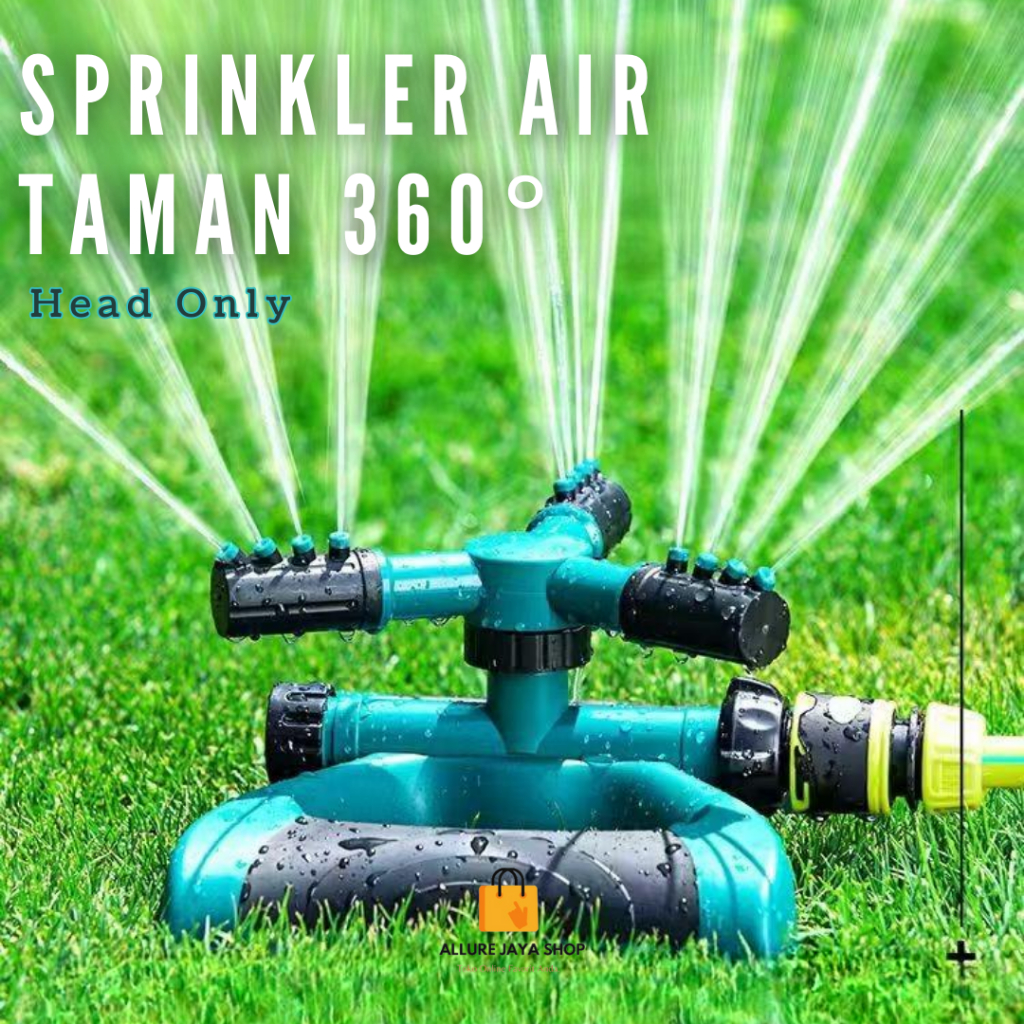 Jual [AJS] Penyiram Tanaman Otomatis 360 Derajat / 3 Sprinkler Spray ...