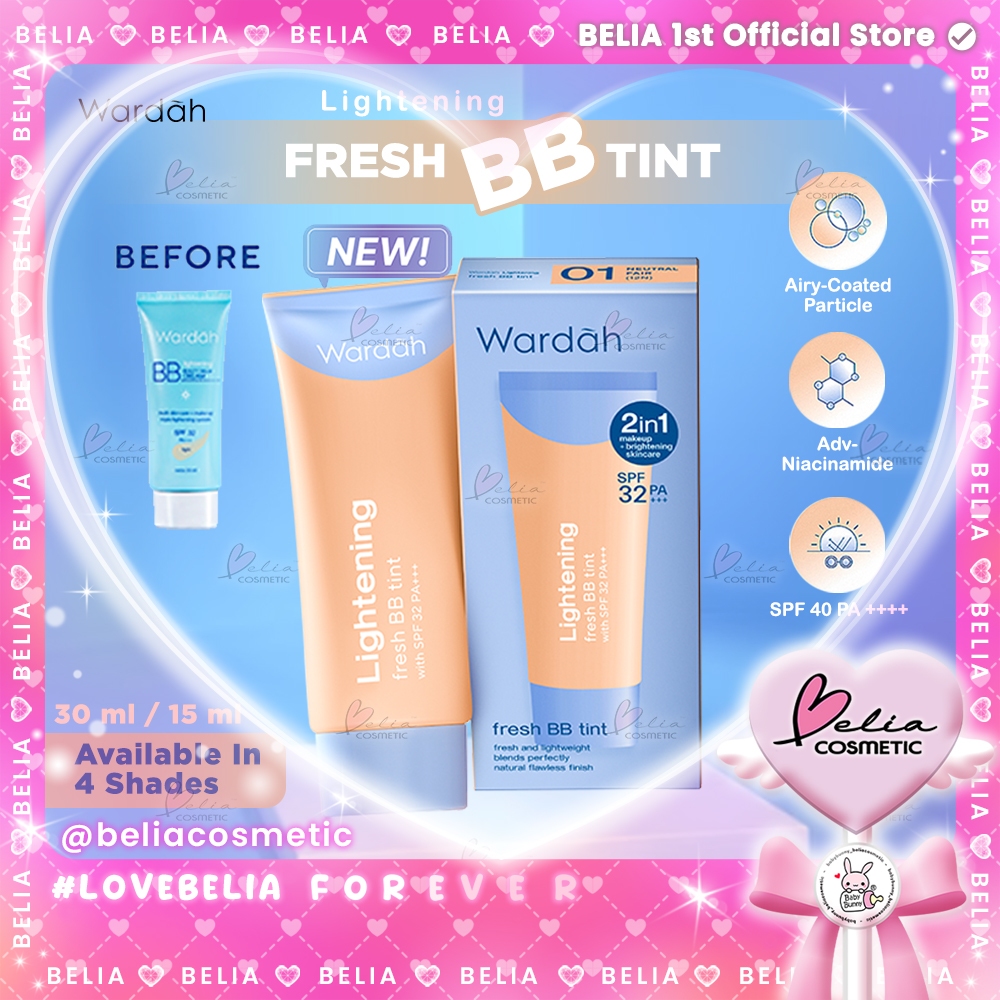 Jual BELIA WARDAH Everyday & Lightening BB Cream 15mL 30mL | krim bb ...