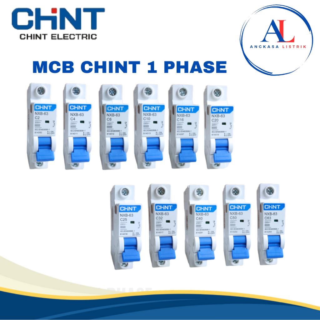 Jual MCB Chint NXB 1P 6kA (6A 10A 16A 20A 25A 32A 40A 50A 63A) | Shopee Indonesia
