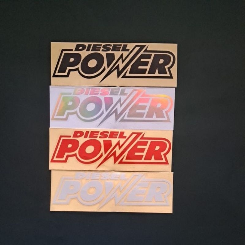 Jual STICKER CUTTING POWER DISEL | Shopee Indonesia