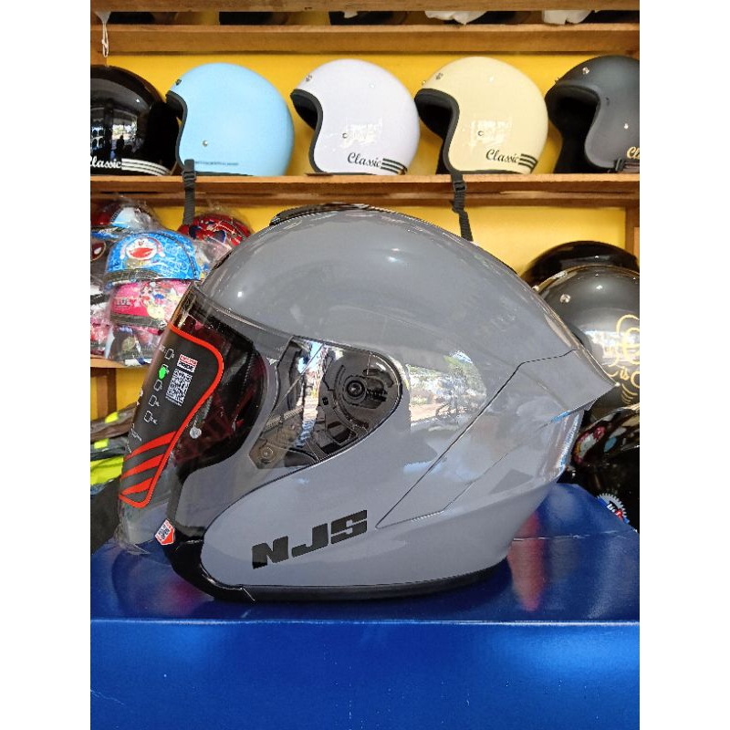 Jual Helm NJS kairoz solid original | Shopee Indonesia