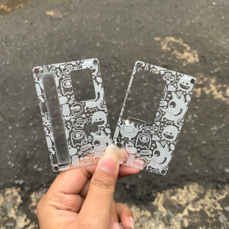 Jual ACRYLIC PANEL CLEAR DOODLE ART b80 | Shopee Indonesia