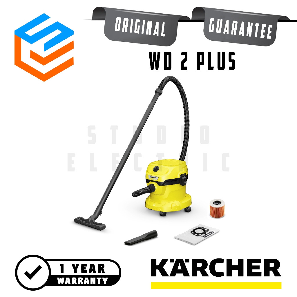 Jual Karcher WD2 Plus / WD 2 Plus Vakum Wet and Dry Vacuum Cleaner ...