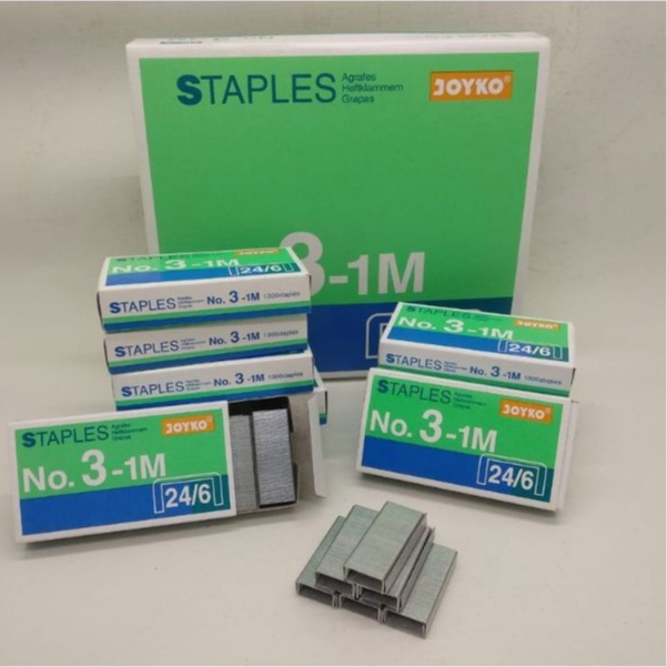 Jual ISI STAPLES JOYKO No.3-1M 1 PACK ISI 20 BOX KECIL | Shopee Indonesia