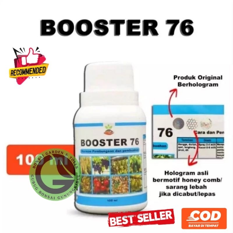 Jual boster buah BOOSTER 76 pupuk buah dan sayuran 100ml | Shopee Indonesia