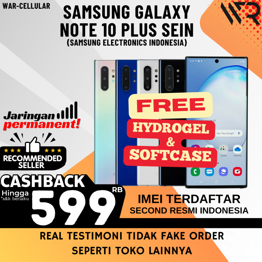 Jual SEIN | Samsung Note 10 Plus | Note 10 | Note 9 | Second Resmi Fullset | Shopee Indonesia