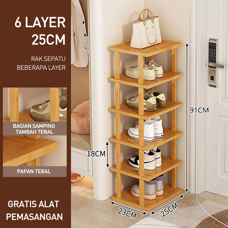 Jual Rak Sepatu Rak Sepatu Kayu Rak Sandal Rak Sepatu Kecil Rak Sepatu ...