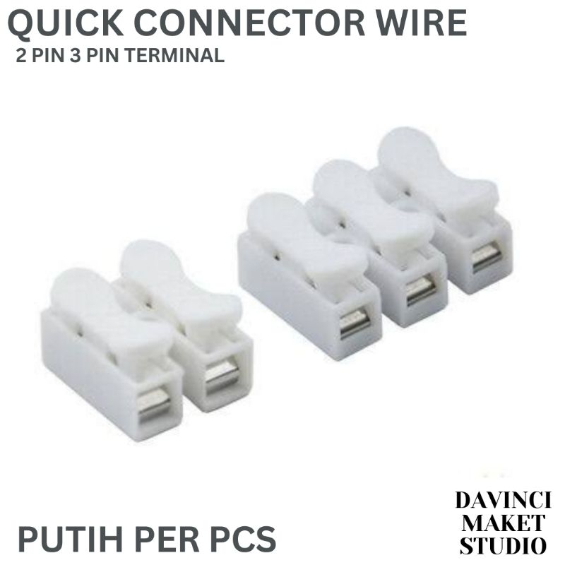Jual Sambungan Kabel Jepit 2P Untuk Maket Miniatur Diorama - Quick ...
