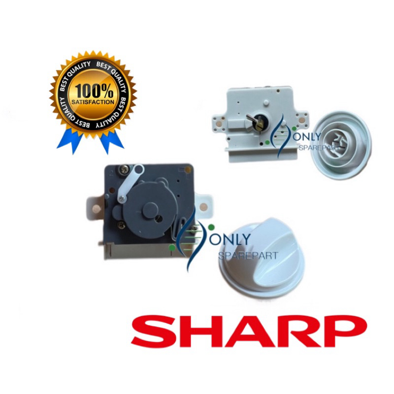 Jual SHARP ES-T80MW Timer Wash Mesin Cuci Sharp 3 Soket + Knop 1 Set ...