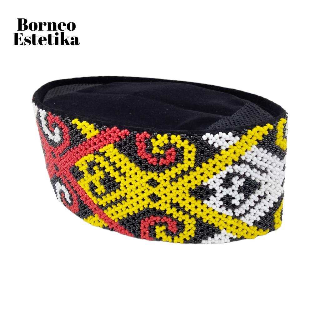 Jual Peci Manik Manik Songkok Handmade Topi Adat Aksesoris Dayak Oleh ...